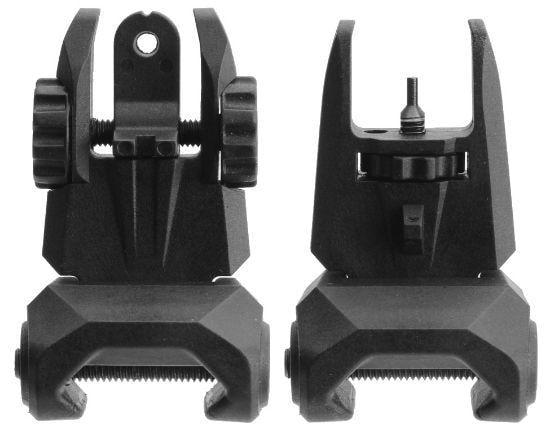 Polymer Front and Rear Flip up sight set. - $9.99 | gun.deals