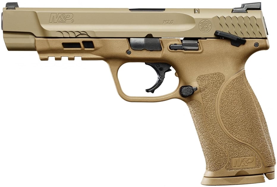 Smith & Wesson MP9 M2.0 9mm 5" barrel17rd w/Thumb Safety FDE - $600.99 ...