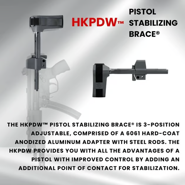 SB Tactical HKPDW Pistol Stabilizing Brace for HK Black - $211.19(CODE ...