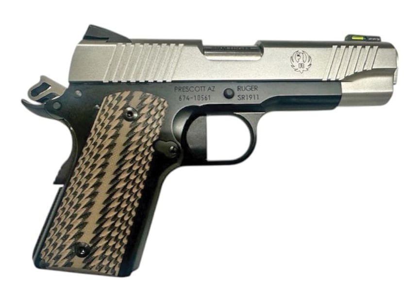 Ruger SR1911 9mm 4.25" Barrel 7rd Semi-Auto, Tritium Hi-Viz / Novak ...