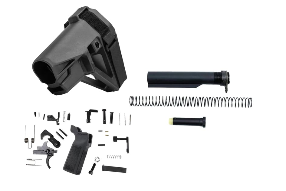 SB Tactical SBA5 Pistol Brace Lower Build Kit - $119.95 | gun.deals