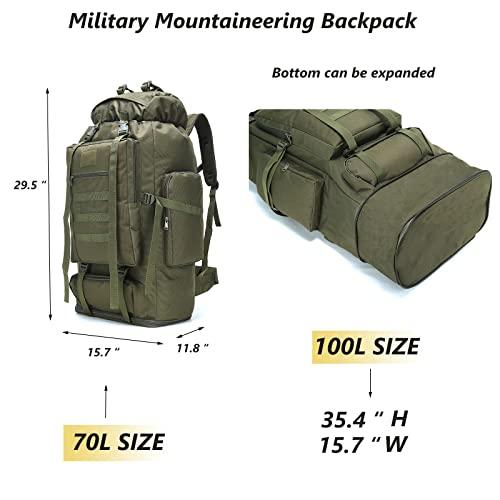 100L Hiking Camping Tactical Backpack - $23.99 + FREE Shipping | gun.deals