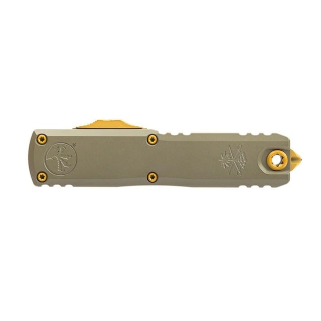 Sabre X Microtech UTX-85 S/E Gen IV OTF Drop Point Knife, Moss Green ...