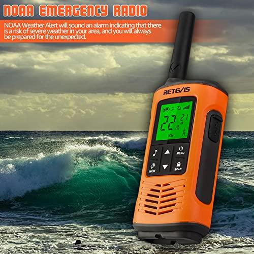Retevis RT45P Waterproof 2 Way Radio, Long Range Walkie Talkie, IP67 ...