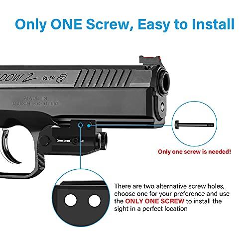 Gmconn Tactical Flashlight Green Laser Combo 350 Lumens Rechargeable ...