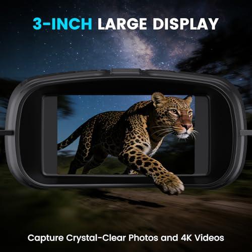 TELUHA Night Vision Goggles 4K Binoculars 5000mAh 32GB TF Card - $89.99 ...