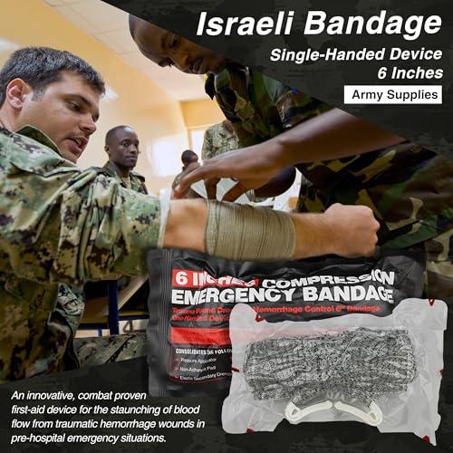 Lightning deal! - Survival First Aid Kit with Israeli Bandage, Chest ...