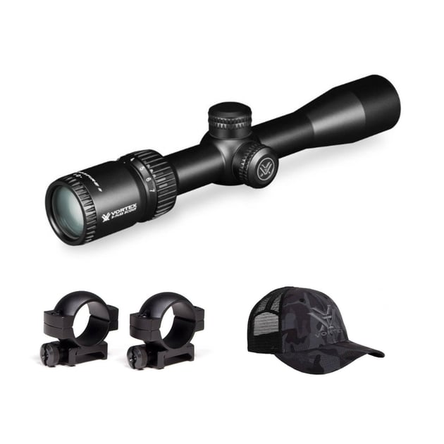 Vortex Crossfire II 2-7x32 Scout Scope (V-Plex MOA Reticle) with 1-inch ...