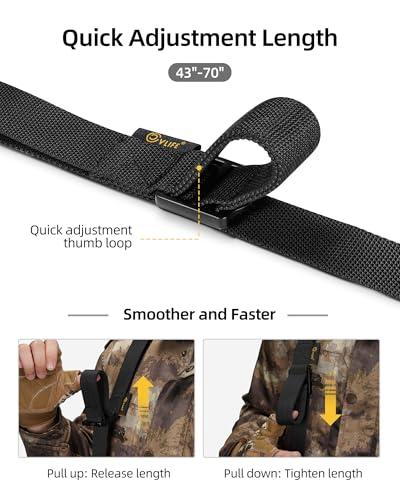 CVLIFE Two Point Quick Adjust Gun Sling with Removable Padded Shoulder ...