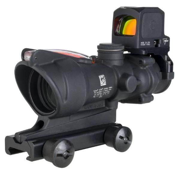 Trijicon ACOG 4x32mm Red Chevron w/ RCR Red Dot .223 BAC 3.25 MOA Rifle ...