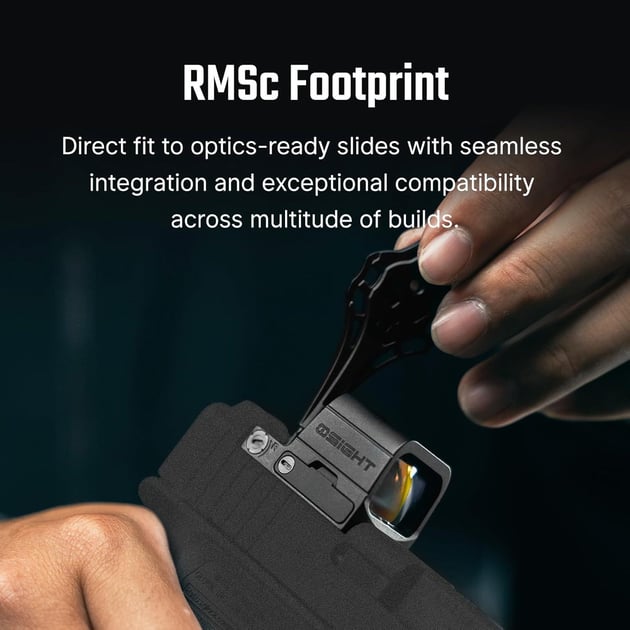 OSIGHT K Micro Red Dot Sight, 6 MOA Open Reflex Sight with RMSc/K ...
