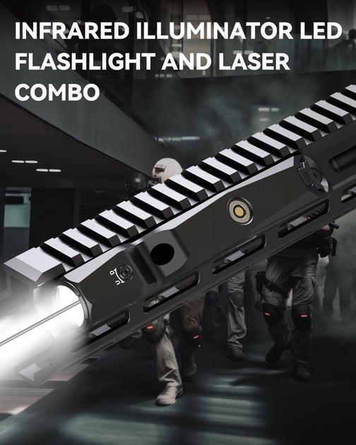 Votatu M9L-IR Infrared Flashlight Laser Combo Compatible with M-Lok ...