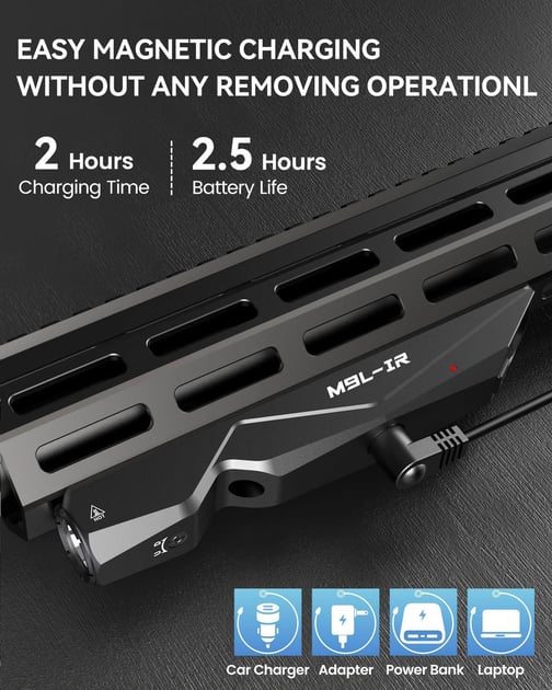 Votatu M9L-IR Infrared Flashlight Laser Combo Compatible with M-Lok ...