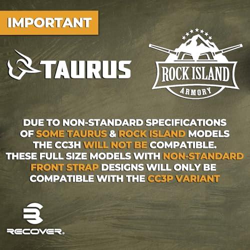 Recover CC3H Rail Adapter Compatible with Full Size 1911 Grip - Easy to ...