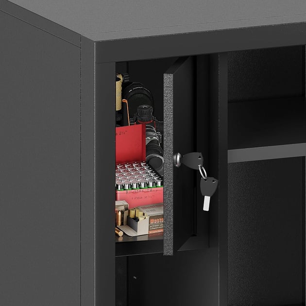 KAER 8-12 Gun Safes, Quick Access Rifle Safe, Adjustable Shelves - $219 ...