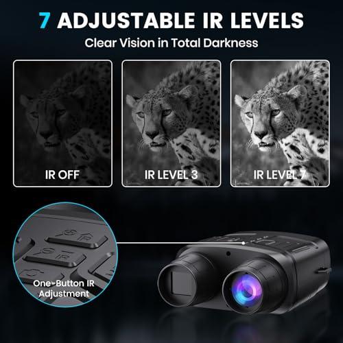 TELUHA Night Vision Goggles 4K Binoculars 5000mAh 32GB TF Card - $89.99 ...