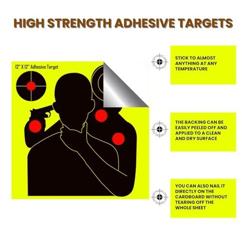 10 Pack Lipulacer 12x12" Splatter Target, Rescue The Hostages Multi ...