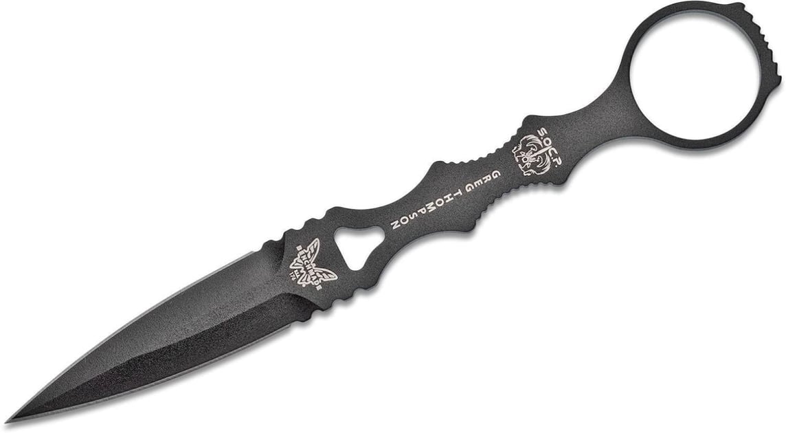 Benchmade SOCP Dagger 3.22" Black Blade - $88.89 (Grab a Quote) | gun.deals