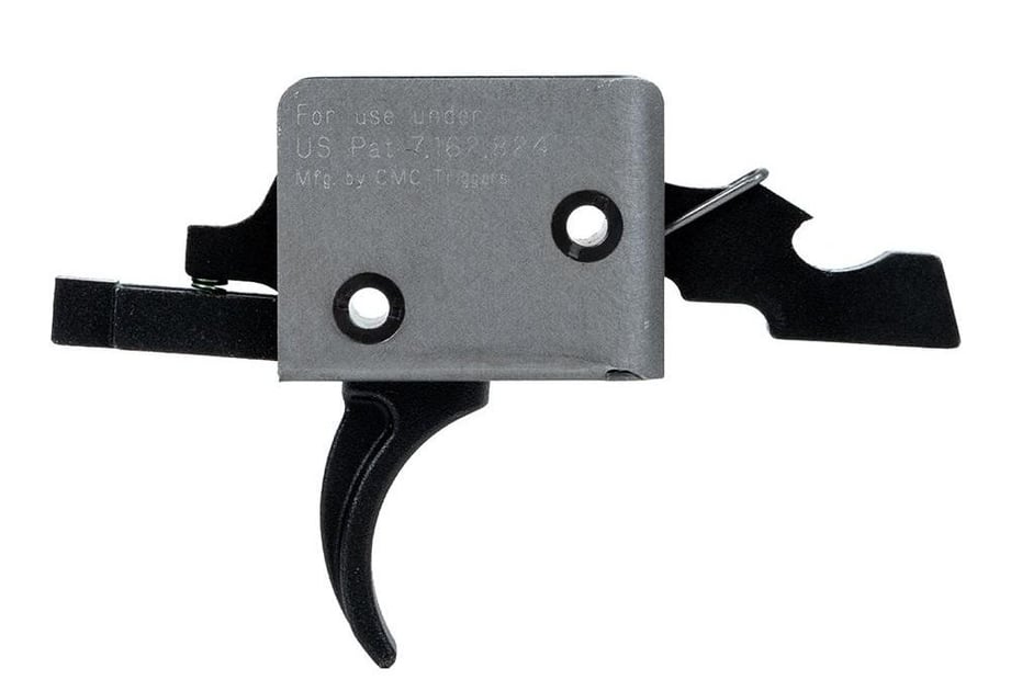 CMC Triggers AR-15 Tactical Single Stage Curved Trigger, Matte Black (3 ...