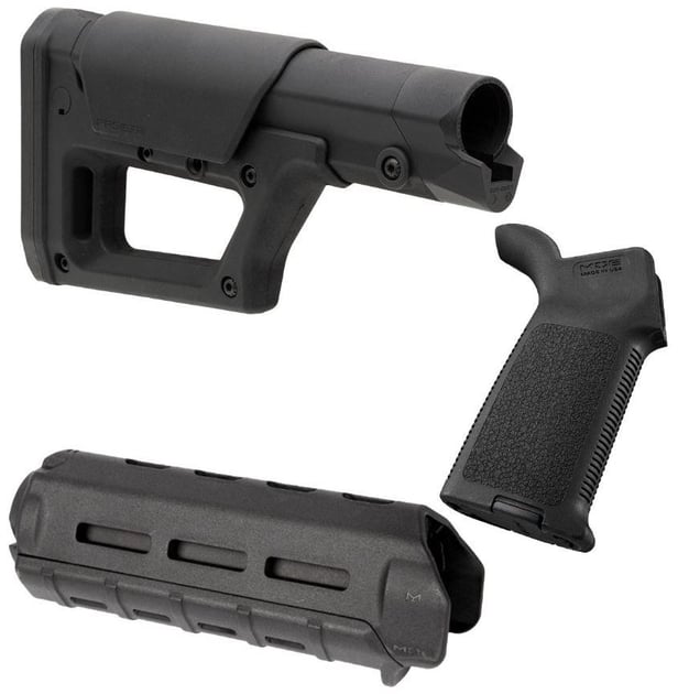 Magpul PRS Lite Stock + MOE Grip & Handguard Set - Black - $89.99 | gun ...