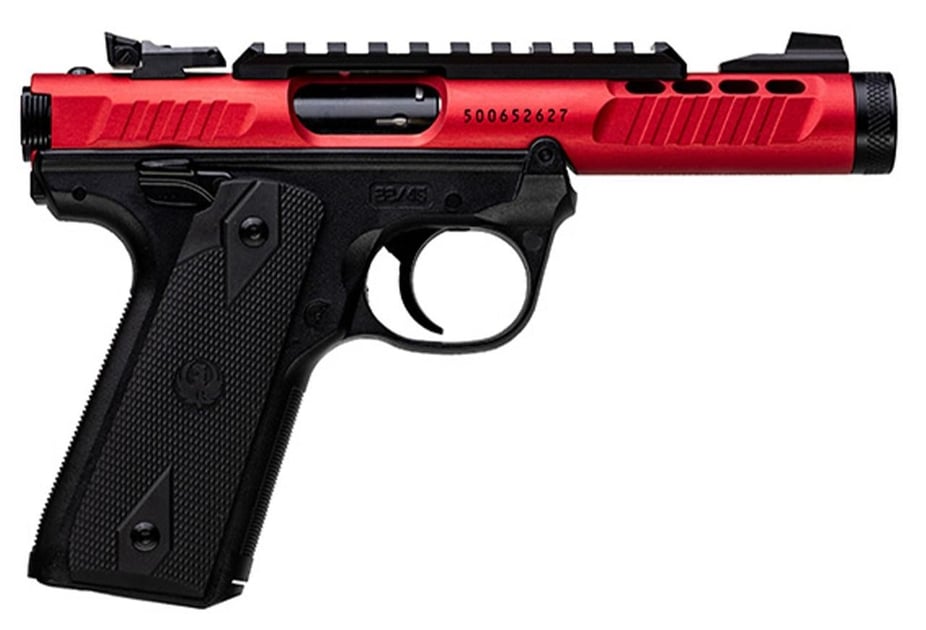 Ruger Mark IV 22/45 Lite Red 22 LR 4.4" Threaded Barrel 10-Rds - $559. ...