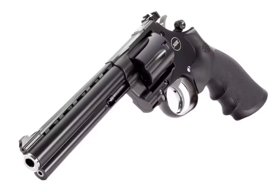 Korth Mongoose Revolver 357 Magnum 6" Barrel 6-Round Black DLC Black ...