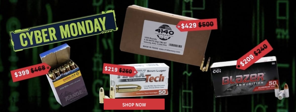 True Shot Ammo Cyber Monday Deals | gun.deals