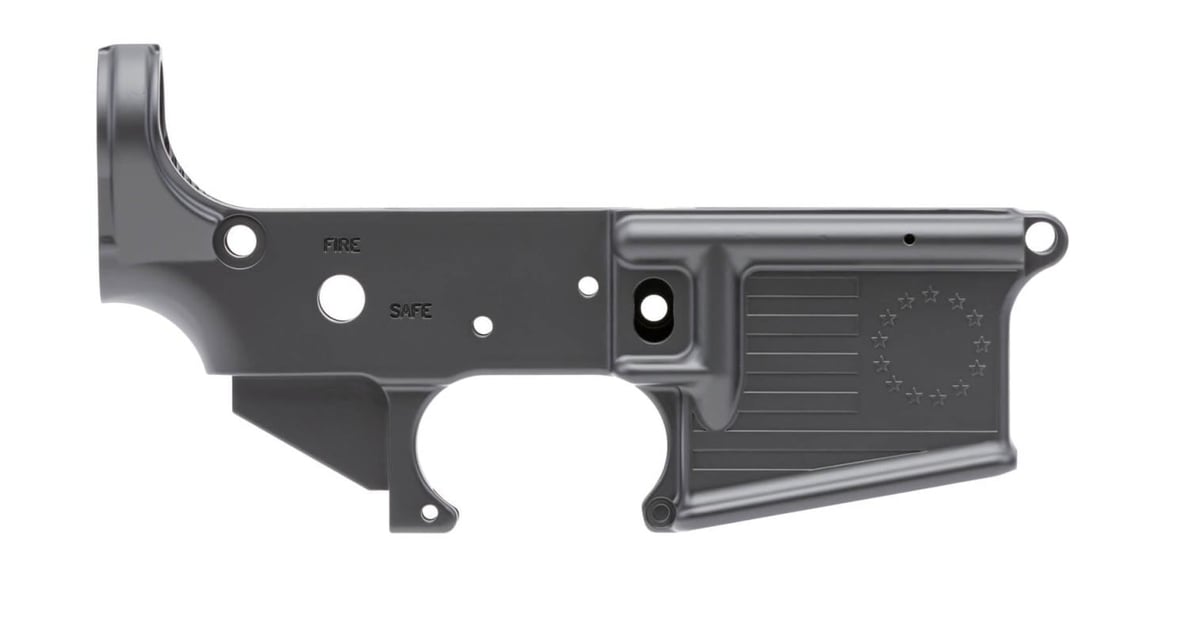 Spike's Tactical Multi-Cal Betsy Ross Flag Stripped Lower Receiver ...