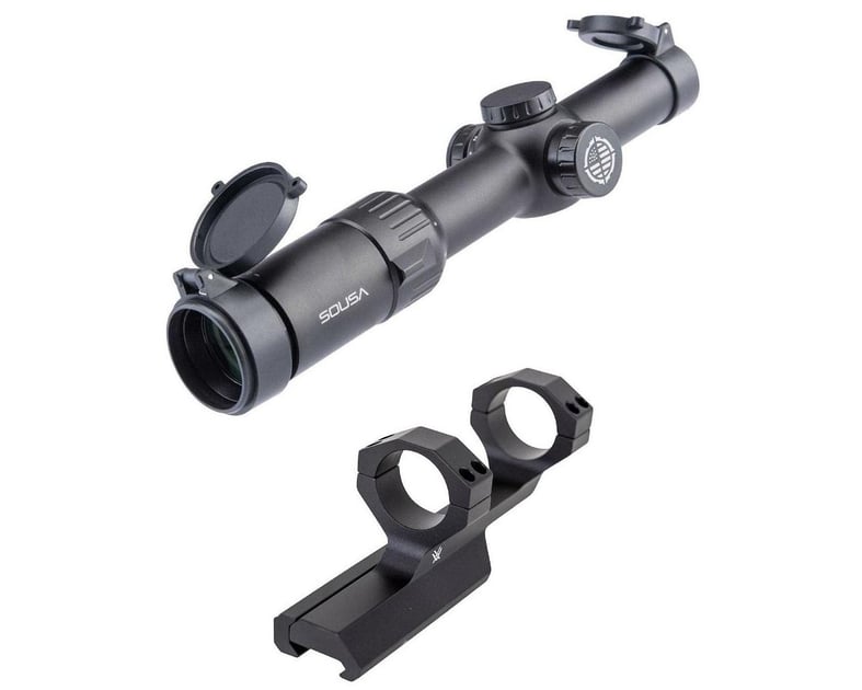 Sun Optics Mantis 1-6x24mm Rifle Scope & Vortex Sport Cantilever 30mm ...
