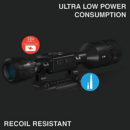 ATN X-Sight 4K Pro Smart Day/Night Hunting Scope w/ Ballistics Calc ...