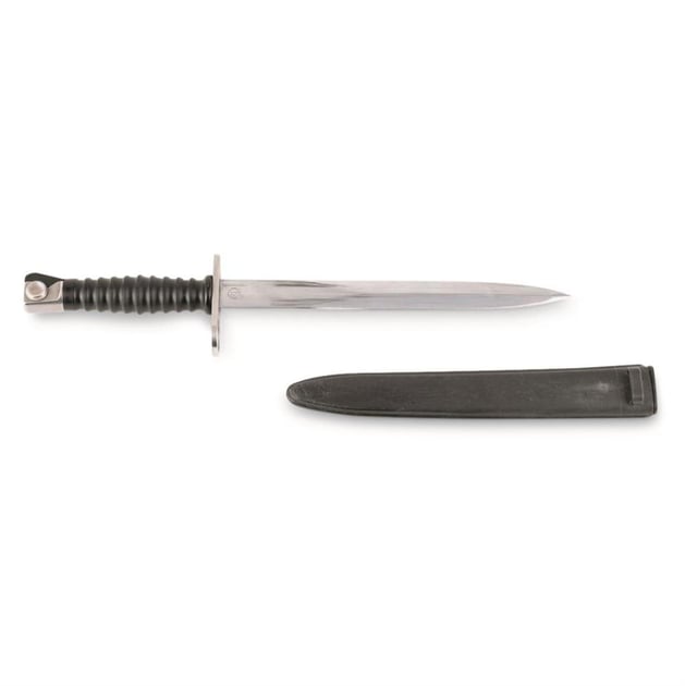 Swiss Military Surplus Model 1957 Bayonet, New with Used Scabbard - $35 ...
