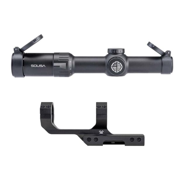 Sun Optics Mantis 1-6x24mm Rifle Scope & Vortex Sport Cantilever 30mm ...