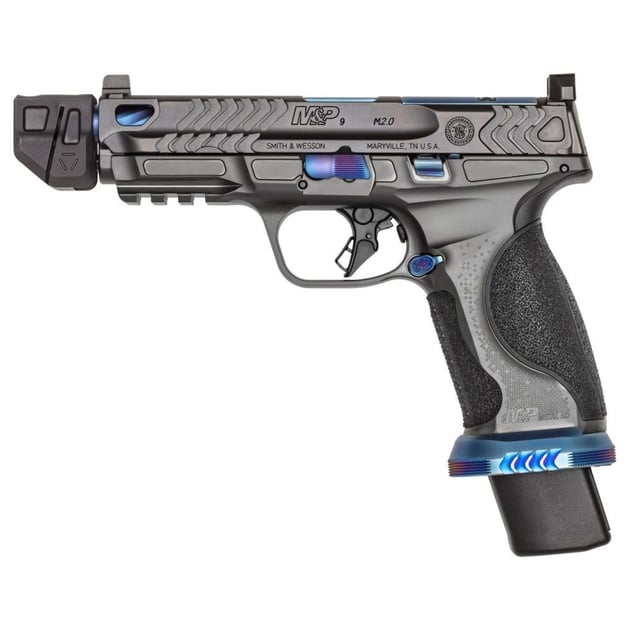 Smith & Wesson Spec Series V M&P 9 Metal HD 9mm 4.875" 23rd Gray & Blue ...