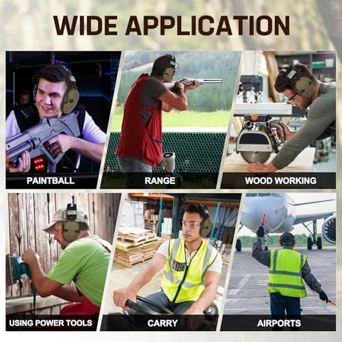Electronic Ear Protection for Shooting with 5X Sound Amplification ...
