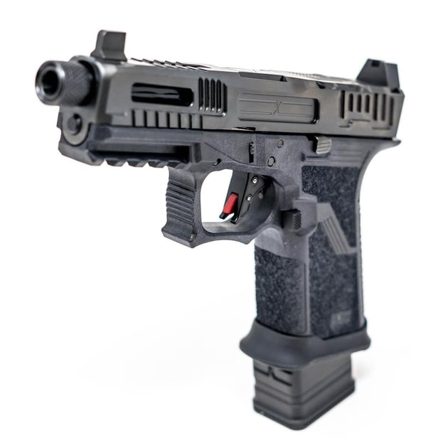 Faxon FX-19 Hellfire Compact Black 9mm 4.5" Threaded Barrel 20rd Optic ...