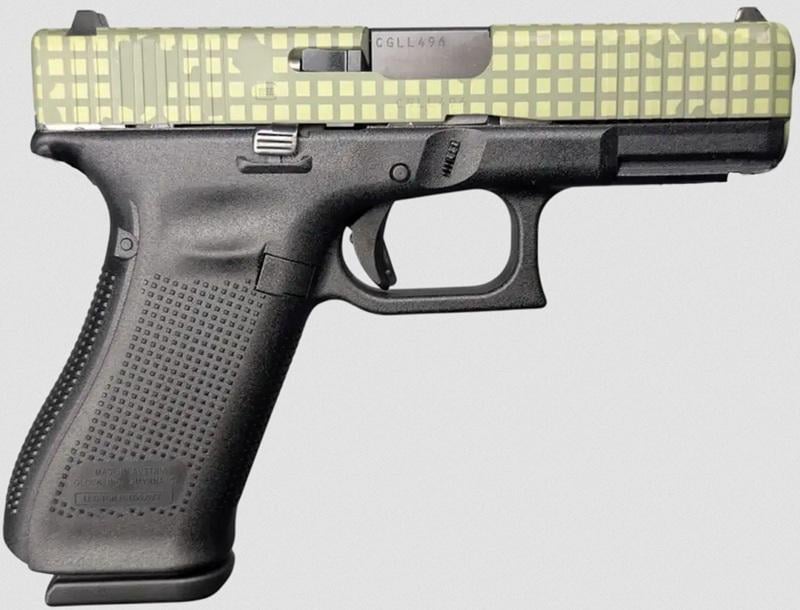 Glock 45 V DNC 9mm 4″ barrel Black-BLK/GRN SLIDE FXD 3-17RD MAGS - $534 ...