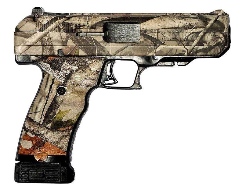 Hi-Point .40 S&W 4.5" Barrel 9rd Pistol, Adjustable Sights, Woodland ...