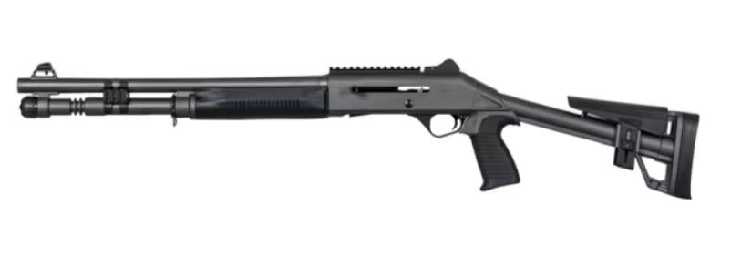 Panzer Arms M4 Tactical ARGO 12 GA 18.5" Barrel Shotgun, Skeleton Stock ...
