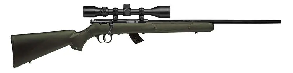 Savage Arms Mark II FXP 22 LR 5 + 1 Rds 21" BBL ODG Rifle w/ 3-9x40mm ...