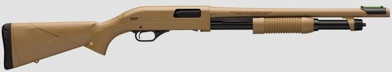 Winchester SXP Defender Flat Dark Earth 12 GA 18" Barrel 3"-Chamber 5 ...