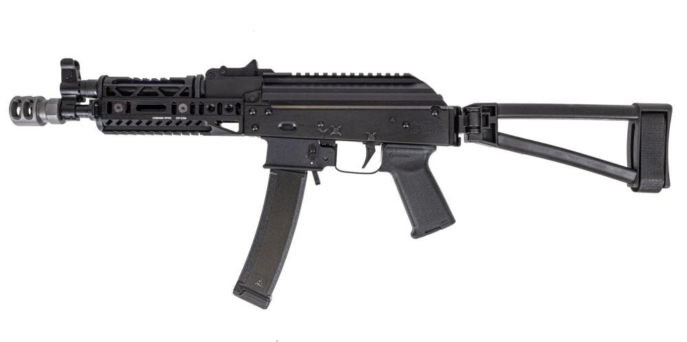 PSA AK-V 9mm MOE ALG Triangle Side Folding, Black With SA SA-10U AND SA ...