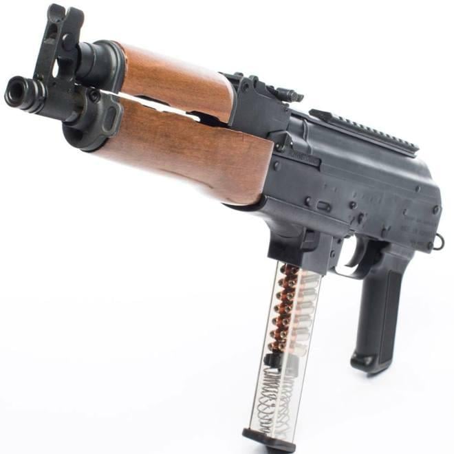 Century Draco NAK9 AK Pistol 9mm Glock Mags (17/19) 11.14" Barrel 33rd ...