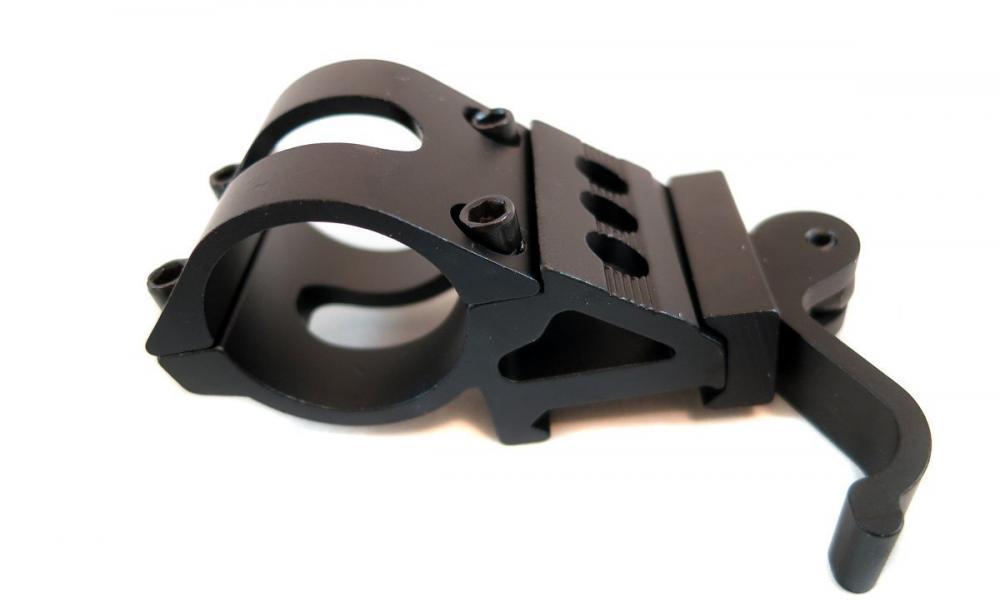 Monstrum Tactical 1" Offset Picatinny/Weaver Rail Mount for Flashlights ...