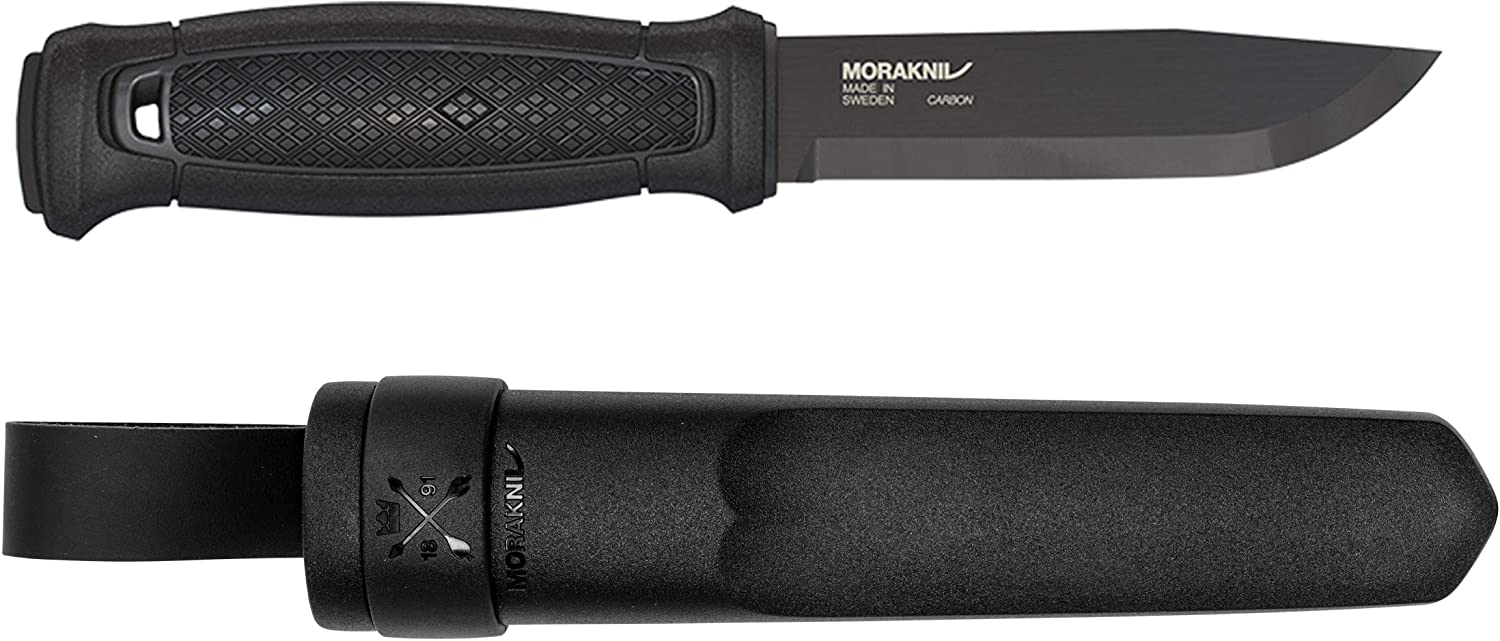 Morakniv Garberg Full Tang Fixed Blade Knife with Carbon Steel Blade 4. ...